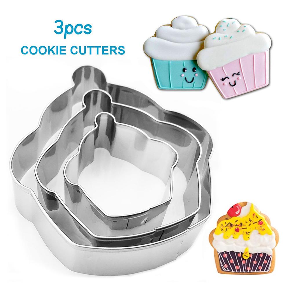 3pcs/set Ice Cream Cake Stencil Kitchen Cupcake De... – Grandado