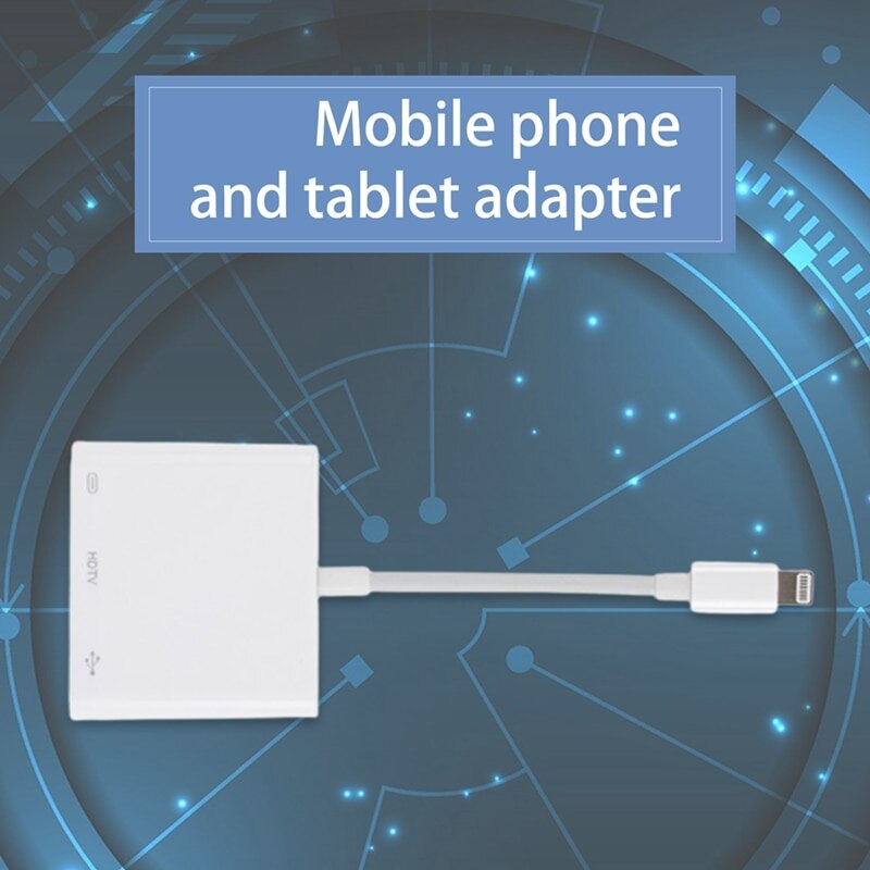 MaximalPower 3-in-1 Lightning to HDMI & USB Female... – Vicedeal