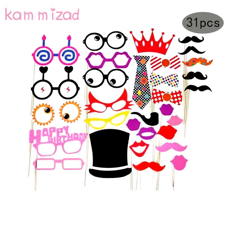 Fun Photo Booth Props Wedding DIY Mr Mrs Photoboot... – Grandado