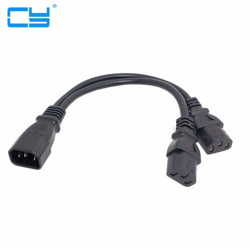 Single C14 to Dual C13 5-13R Short Power Y Type Sp... – Vicedeal