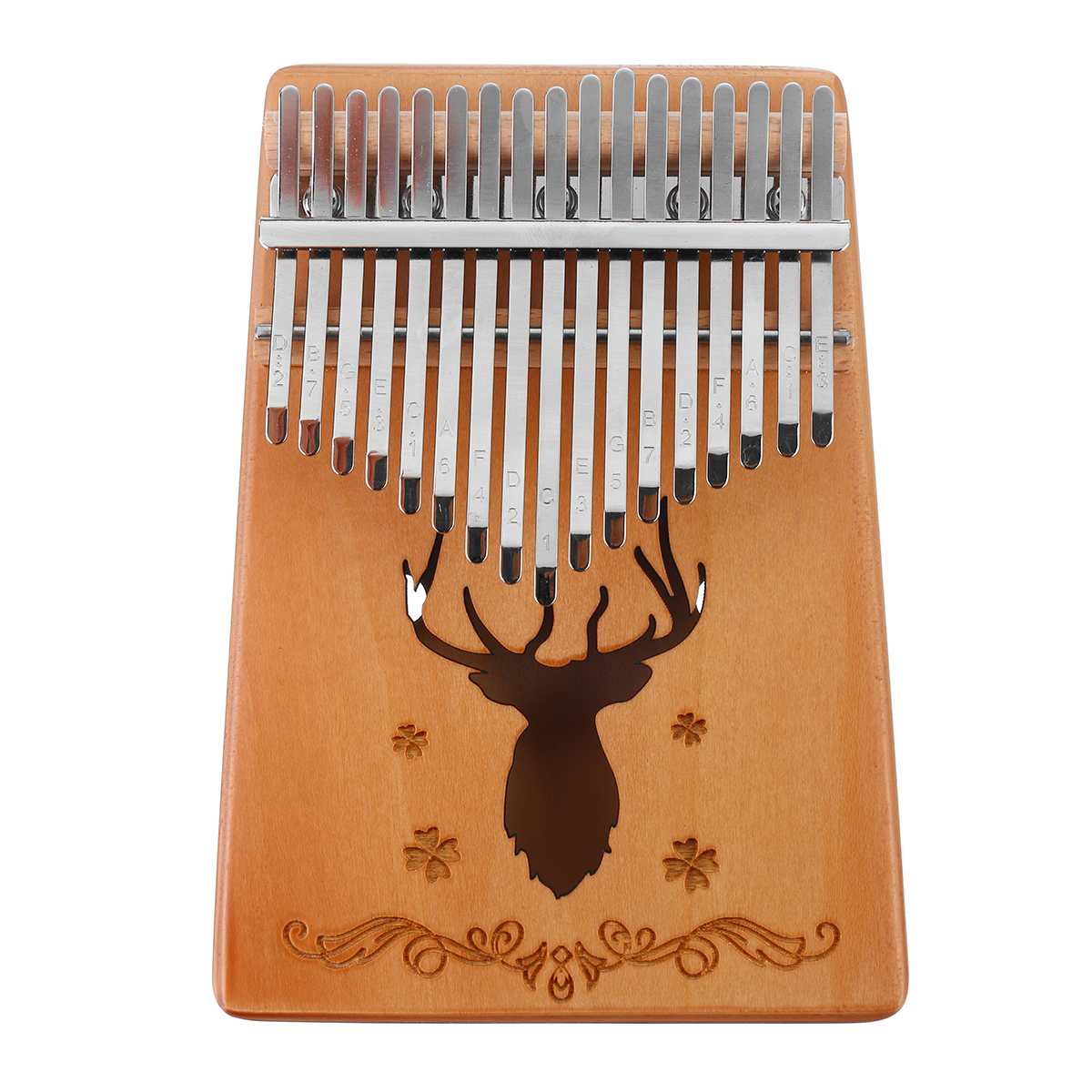 17 Key Kalimba Portable Thumb Finger Piano Mahogan... – Vicedeal