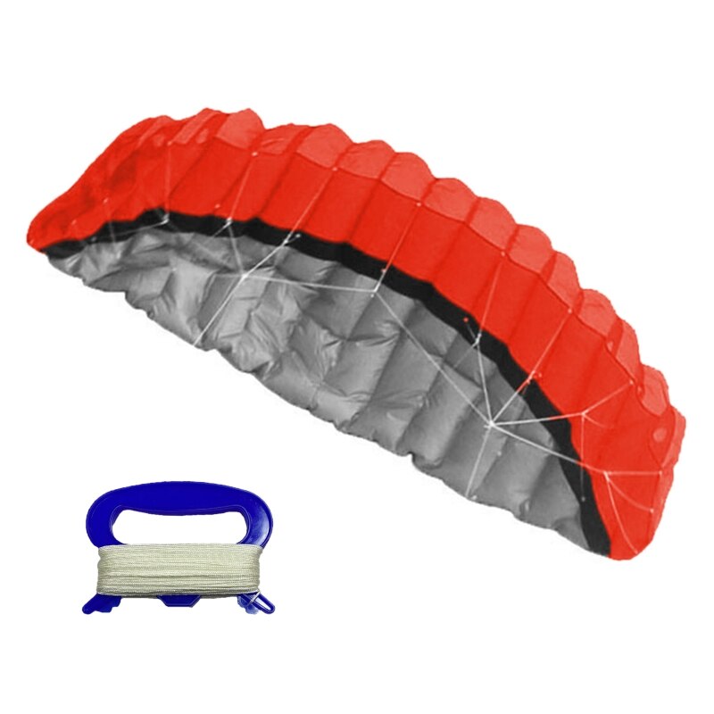 Double Line Stunt 2.5m Parafoil Kite Soft Skeleton... – Grandado