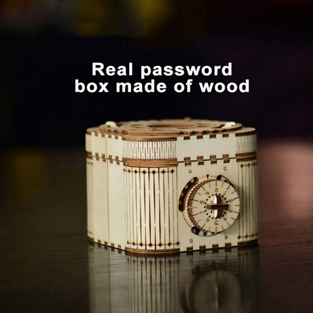 DIY Wooden Mechanical Music Box Password Assembly ... – Grandado