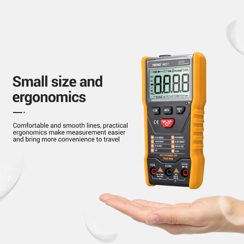 M21 Auto Range Multimeter True RMS Digital 6000 Co... – Vicedeal