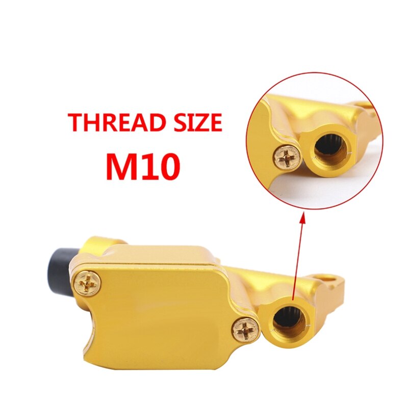 Universal CNC Motorcycle Rear Foot Brake Master Cylinder Hydraulic ...