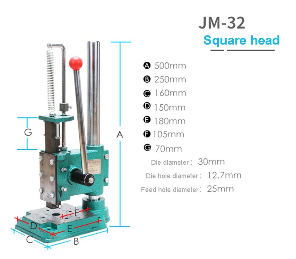 JM-32 Small Manual Punching Press Desktop Hand Pun... – Vicedeal