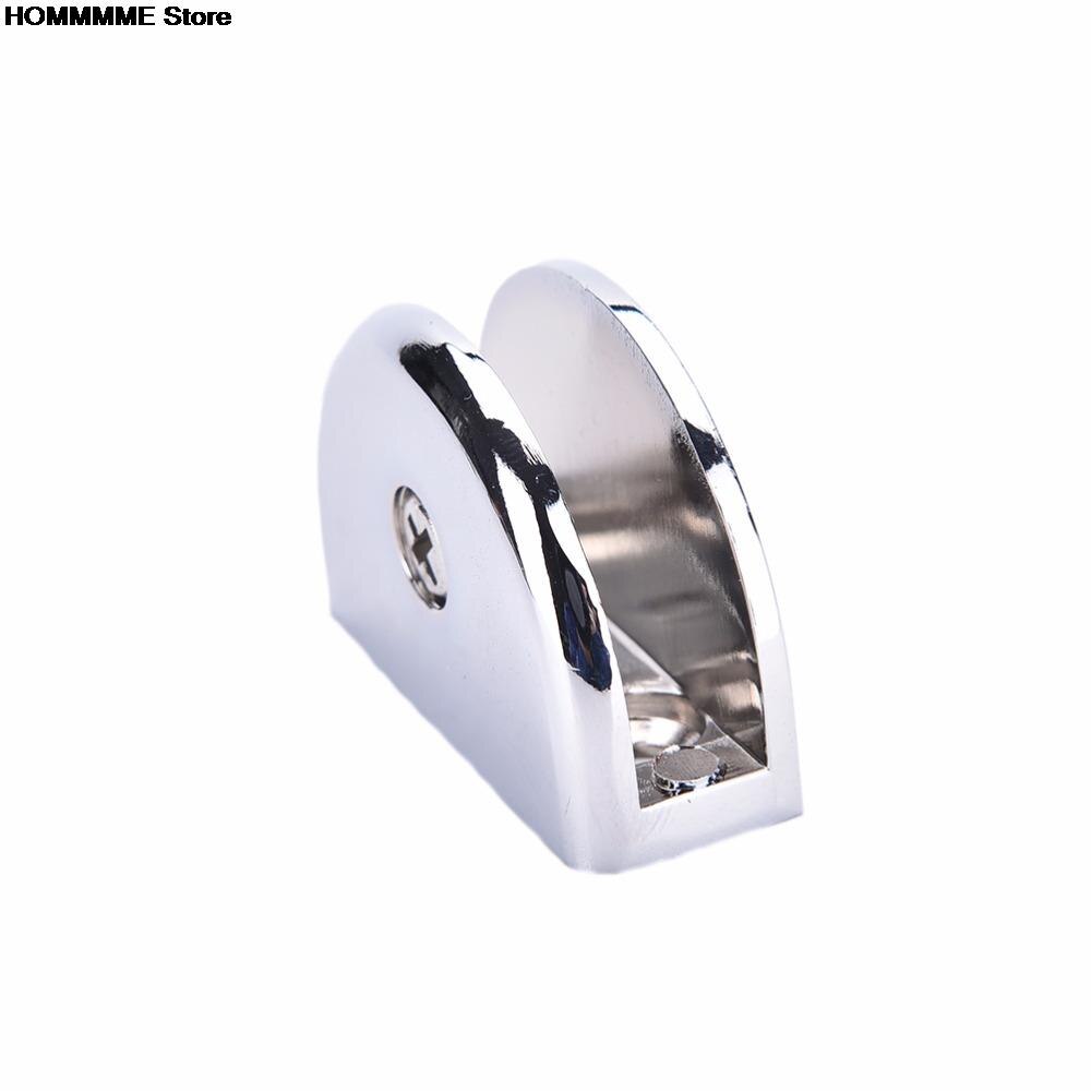 2Pcs Stainless Steel Glass Clips Adjustable Wall M... – Vicedeal