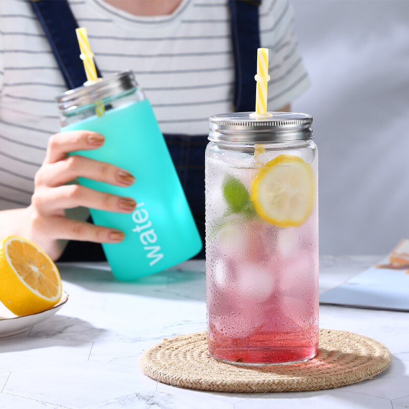 500Ml Grote Capaciteit Creatieve Stro Cup Kleurrij... – Grandado