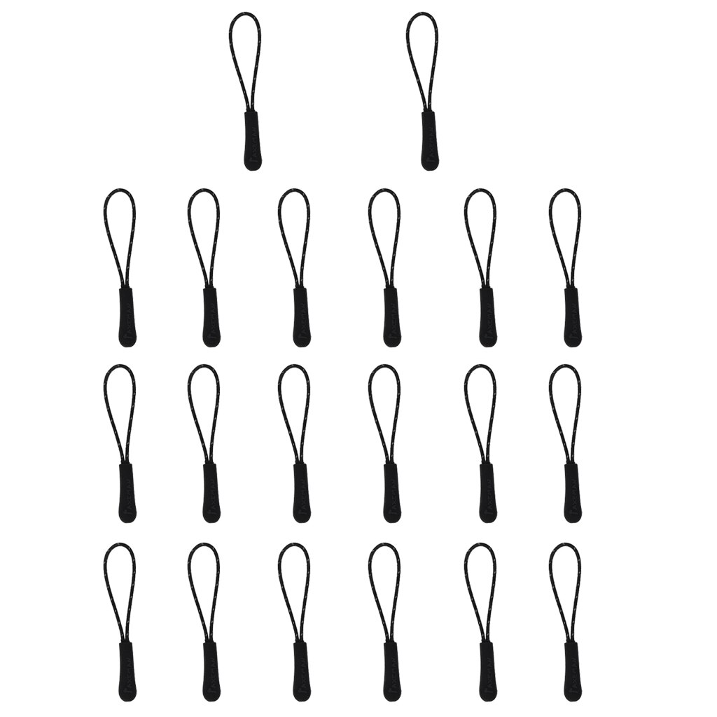 2x 10 Camping Tent Reflective Zipper Pull Cord Zip... – Vicedeal