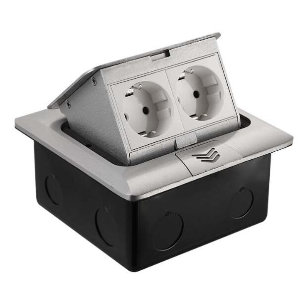 16a Eu Standard Quick Pop Up Floor Socket Aluminum Grandado
