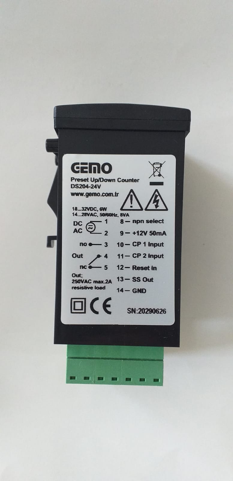DS204-24V Gemo 4 Digit Up/Down Digital Counter 48m... – Grandado