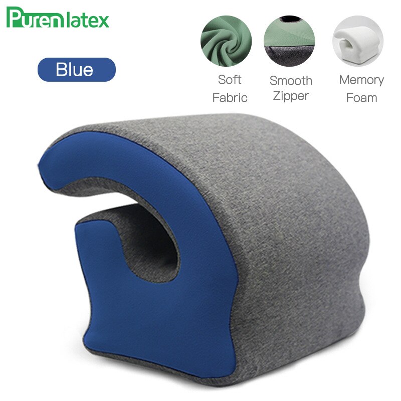 PurenLatex Memory Foam Nap Pillow Nap Sleeping Pil... – Vicedeal