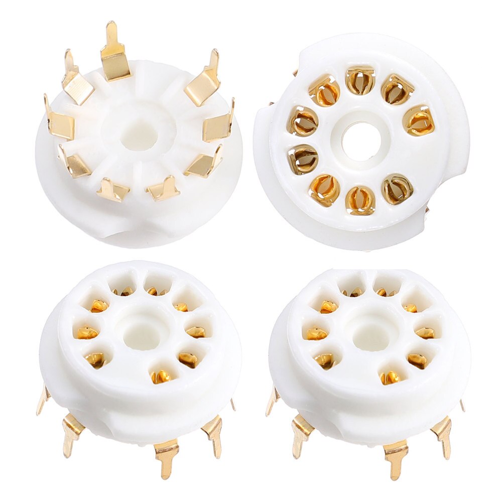 4pcs 9-pin Outlet Electronic Tube Bases Vacuum Tub... – Vicedeal