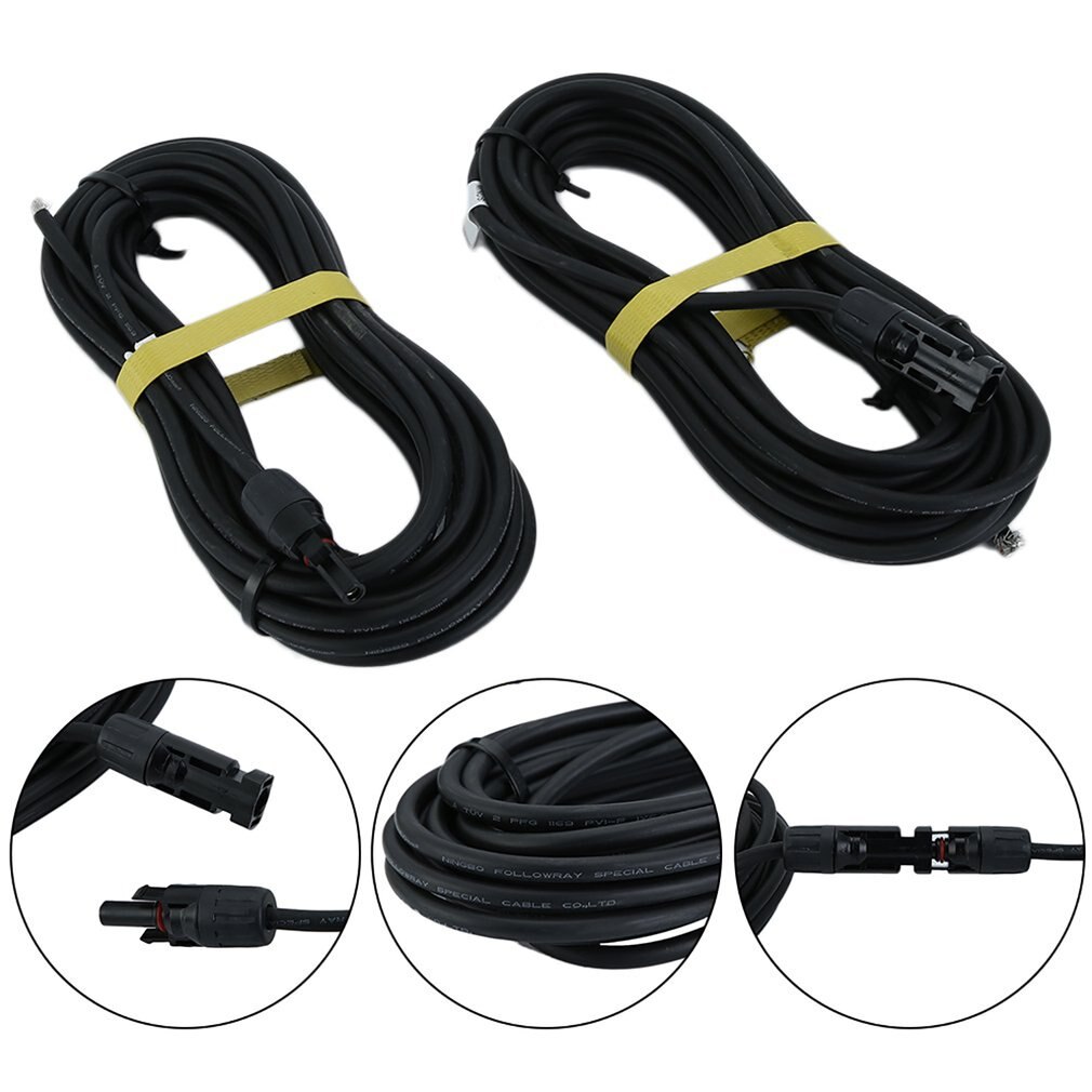 Connection Cable 4mm2 1m - 10m Solar Cable PV Cabl... – Grandado