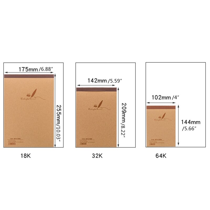 XX9A Tearable Sketchbook Portable Note Paper Pad D... – Grandado