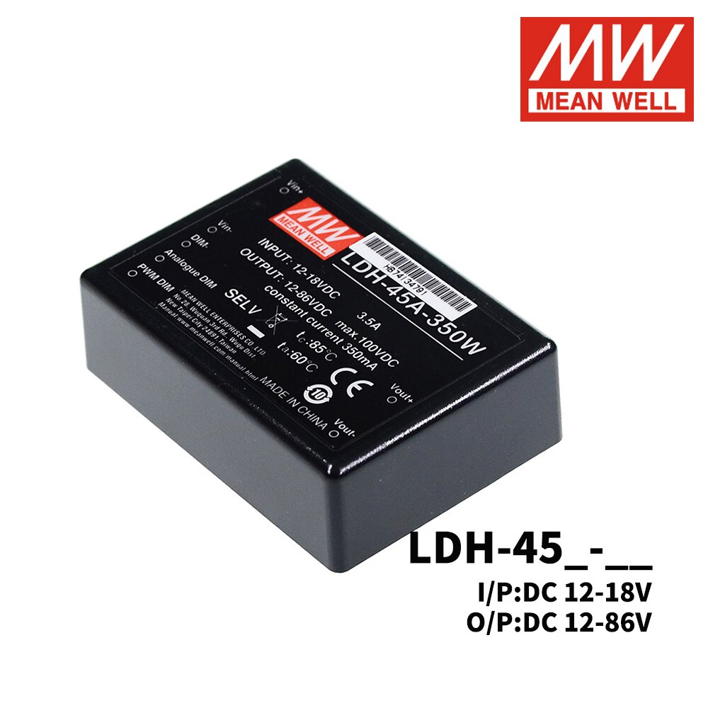 Mean Well LDH-45A-350W 350mA 30W Wire Type Boost S... – Vicedeal