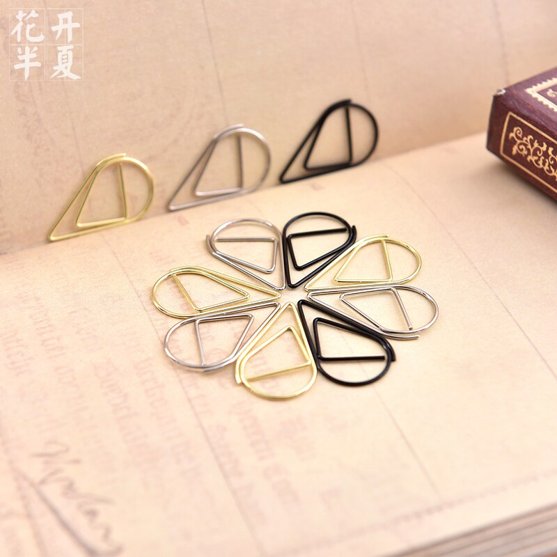 rain Metal Memo Clip Shape Paper Clips Interesting... – Grandado