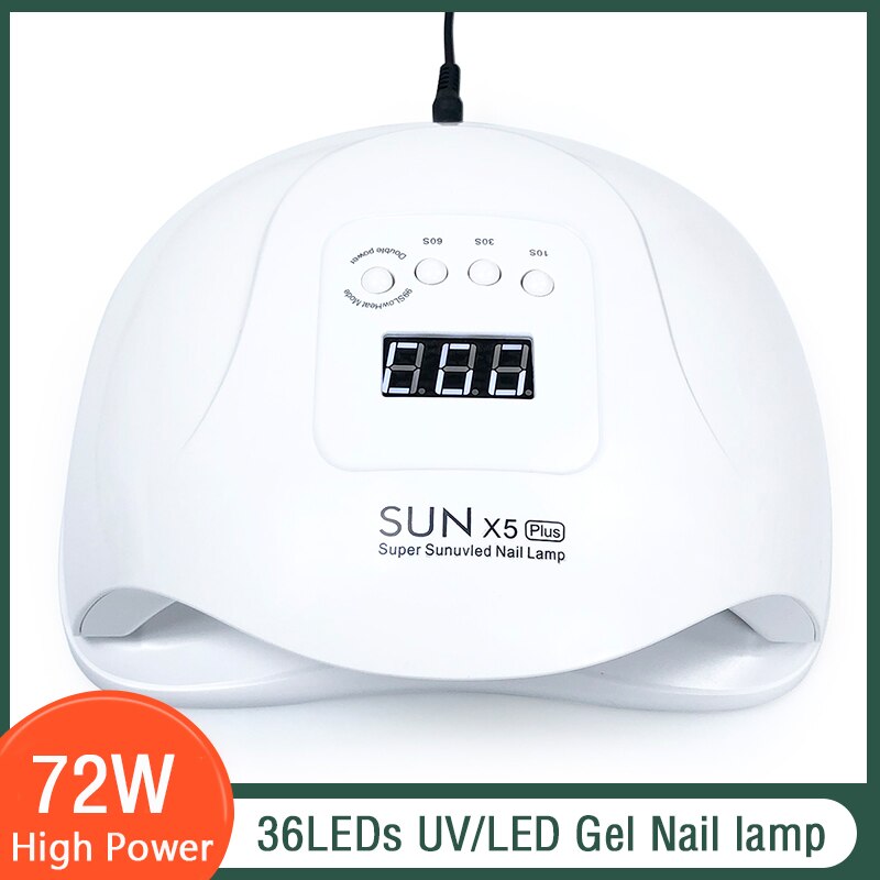 Upgrade SUNX5 Plus 72W LED UV Lamp Nail Dryer For ... – Vicedeal
