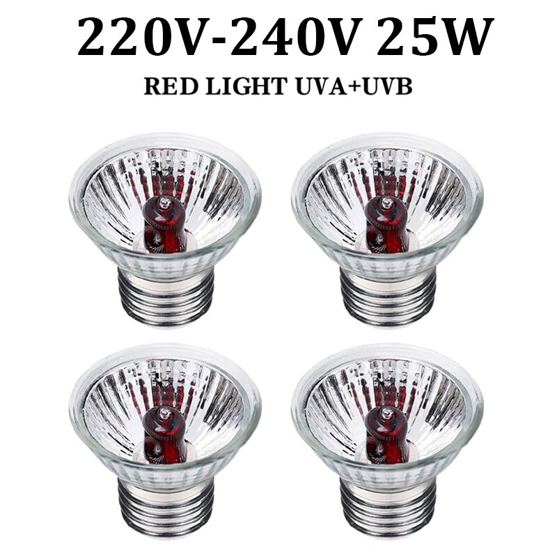 BENE 4-Pack Reptile Heating Bulb Night Red Halogen... – Grandado