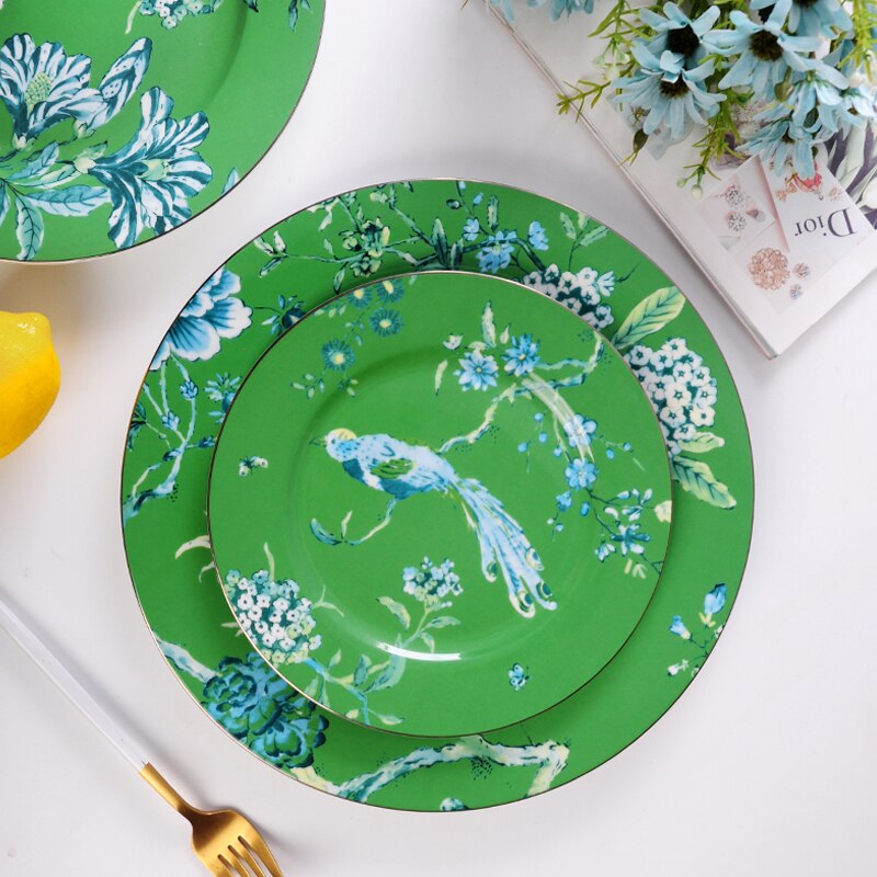 European underglaze ceramic tableware steak dinner... – Grandado