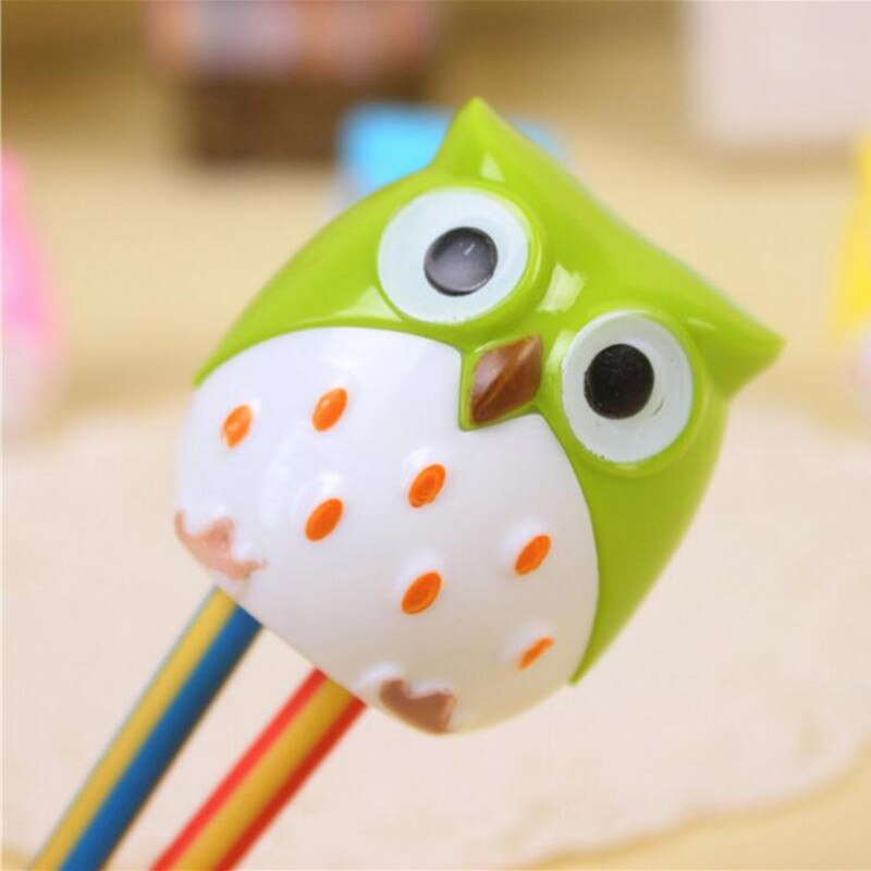 24pcs/lot Cute Owl Double orifice Mini pencil shar... – Vicedeal