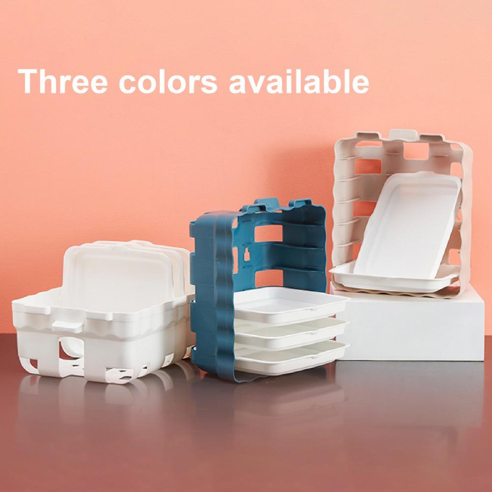 Kitchen Storage Multi Layer Dish Tray Wall Mounted... – Vicedeal
