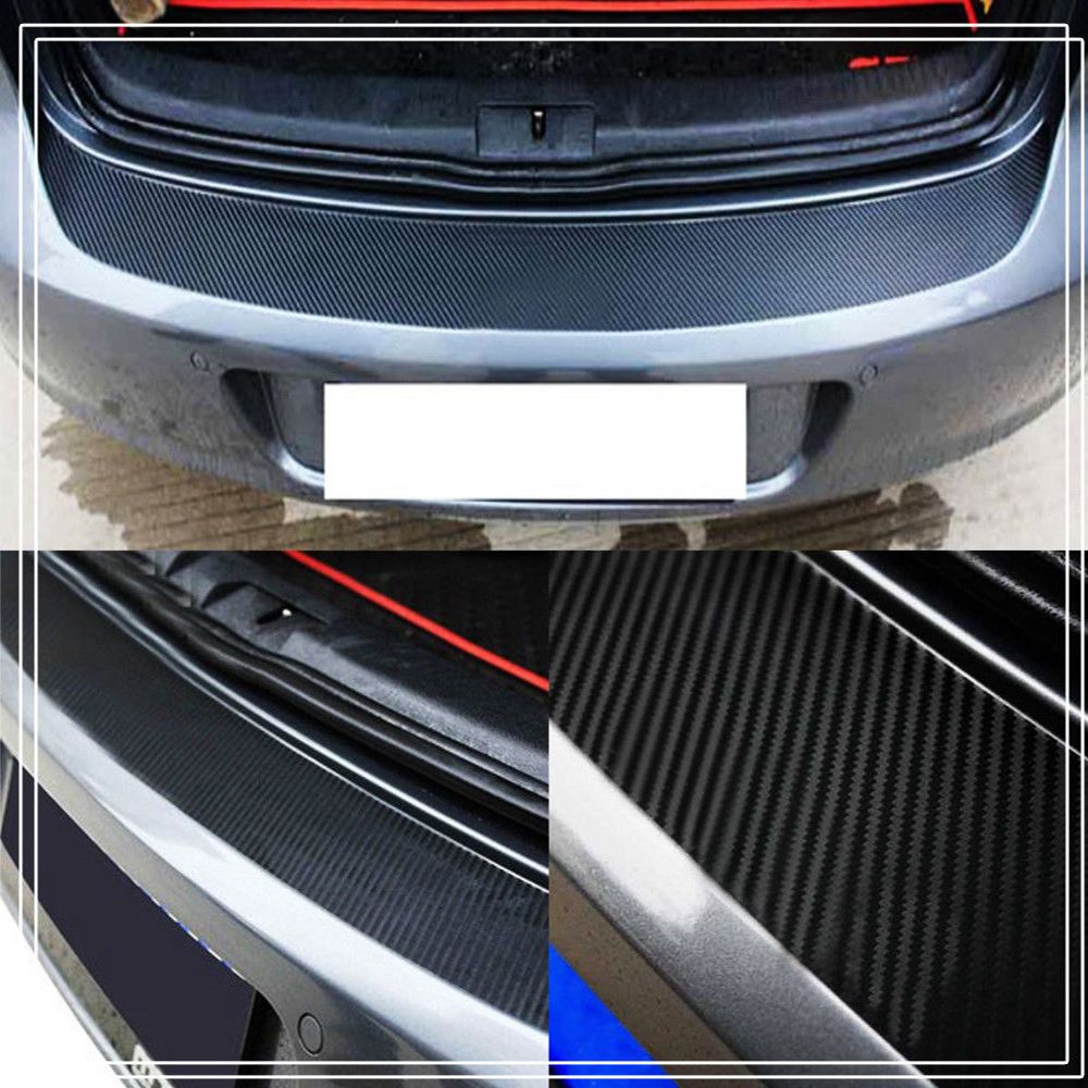 3D Carbon Fiber Achterbumper Auto Plaat Sticker Tr... – Vicedeal