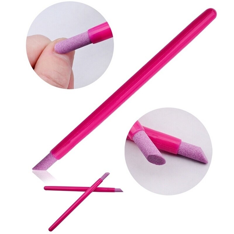 1Pcs Quartz Stone Nail Files Nail Scrub Pen Cuticl... – Vicedeal