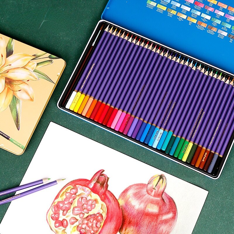 12/24/52/72 Color Oily Colored Pencil Art Color Pe... – Grandado