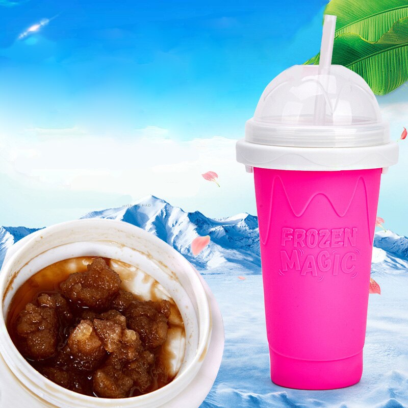 Quick-Frozen Smoothies Ice Cream Maker Cup DIY Squ... – Grandado