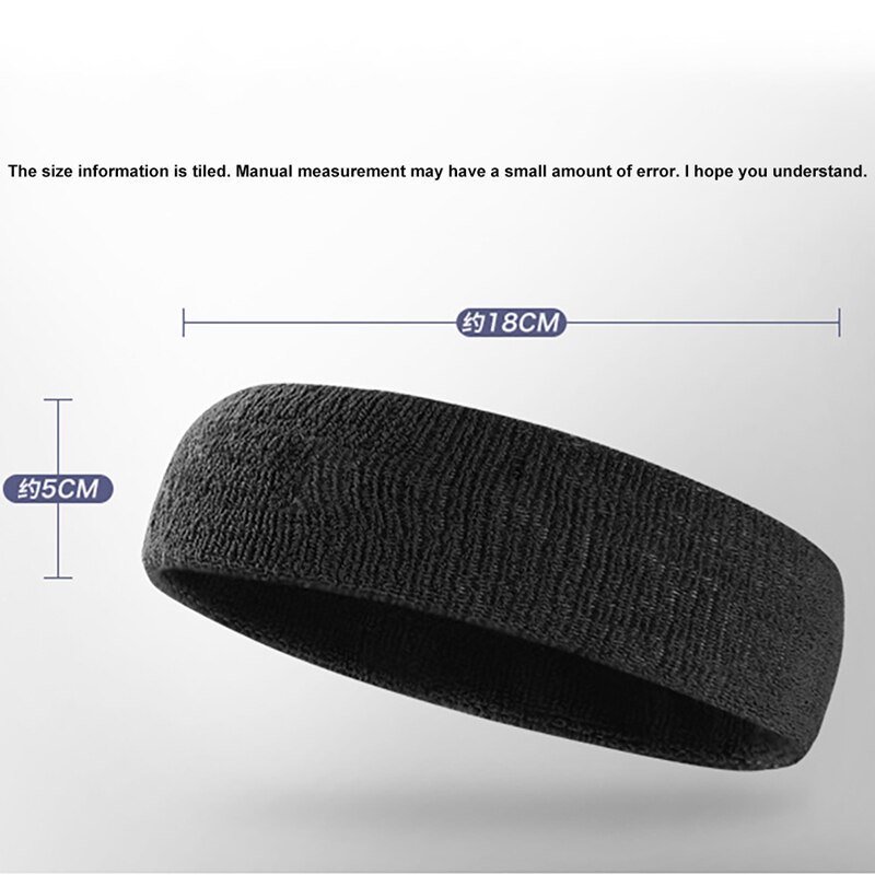 Cotton Elastic Sweatband Basketball Sports Sweat H... – Vicedeal