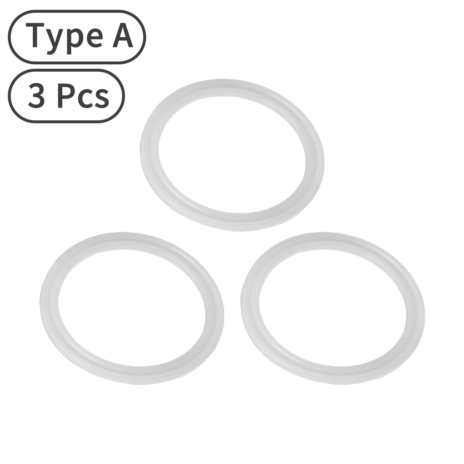 3Pcs Siliconen Afdichting O-ringen Pakkingen Outdo... – Vicedeal