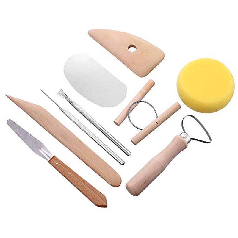 Pottery Tools Clay Sculpting Tool Set Wooden Handl... – Vicedeal