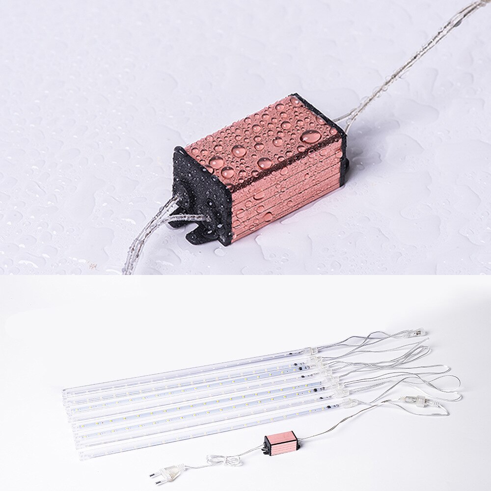 LED Meteor Shower Rain Lights Waterproof Falling R... – Grandado