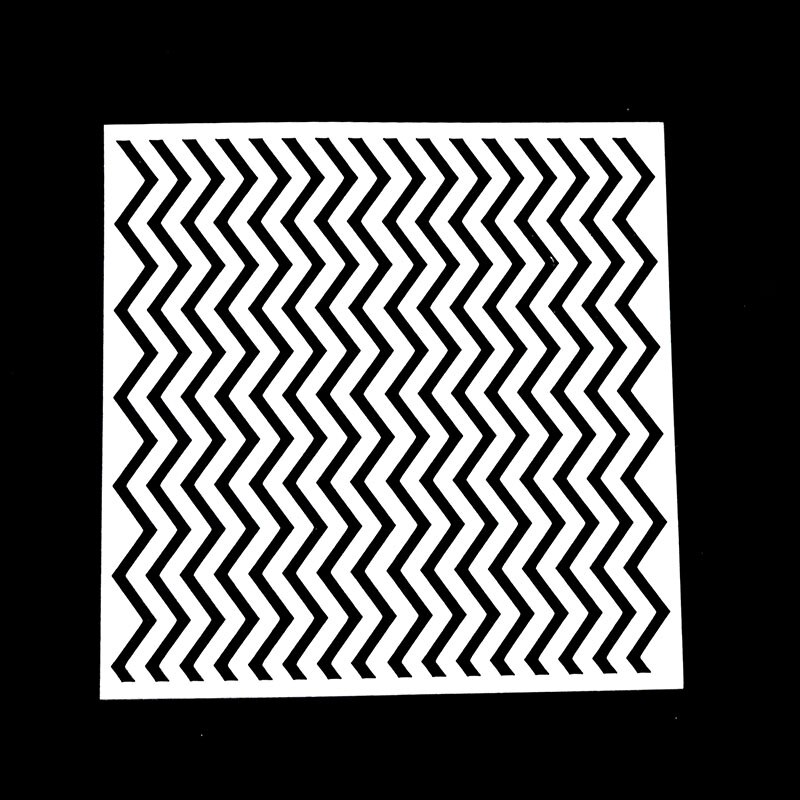 1PC Diamond Wavy Shaped Reusable Stencil Airbrush ... – Grandado