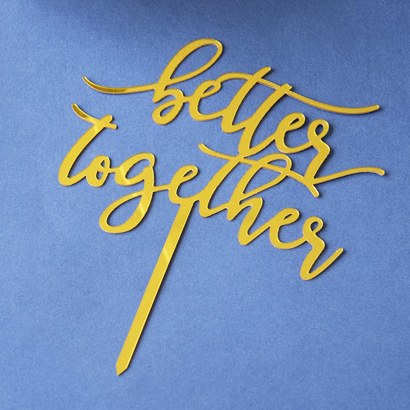 Wedding Cake Topper Better Together Our Adventure ... – Vicedeal