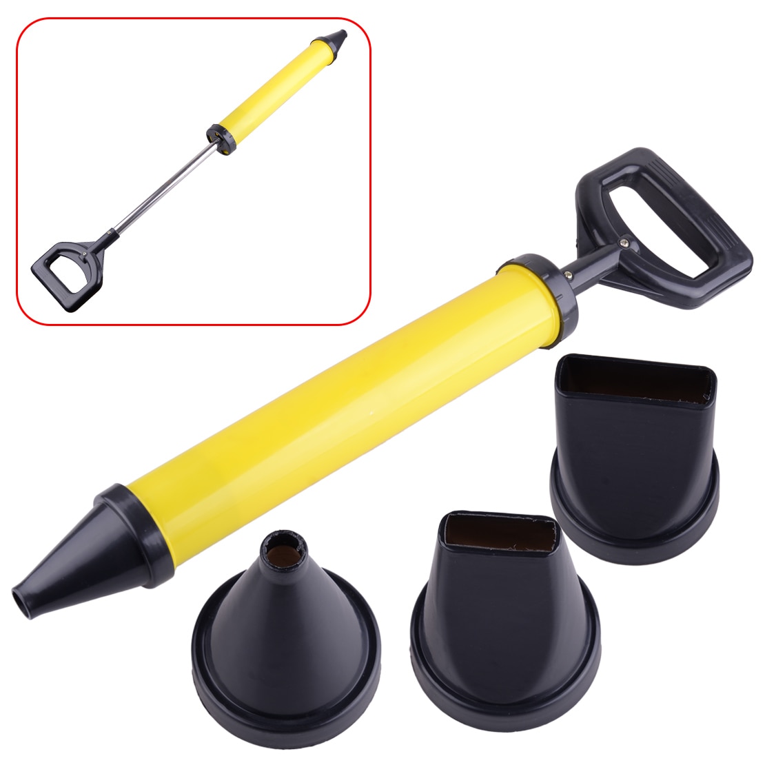 Letaosk Rvs Breeuwen Grout Gun Mortel Scoop Cement... – Vicedeal