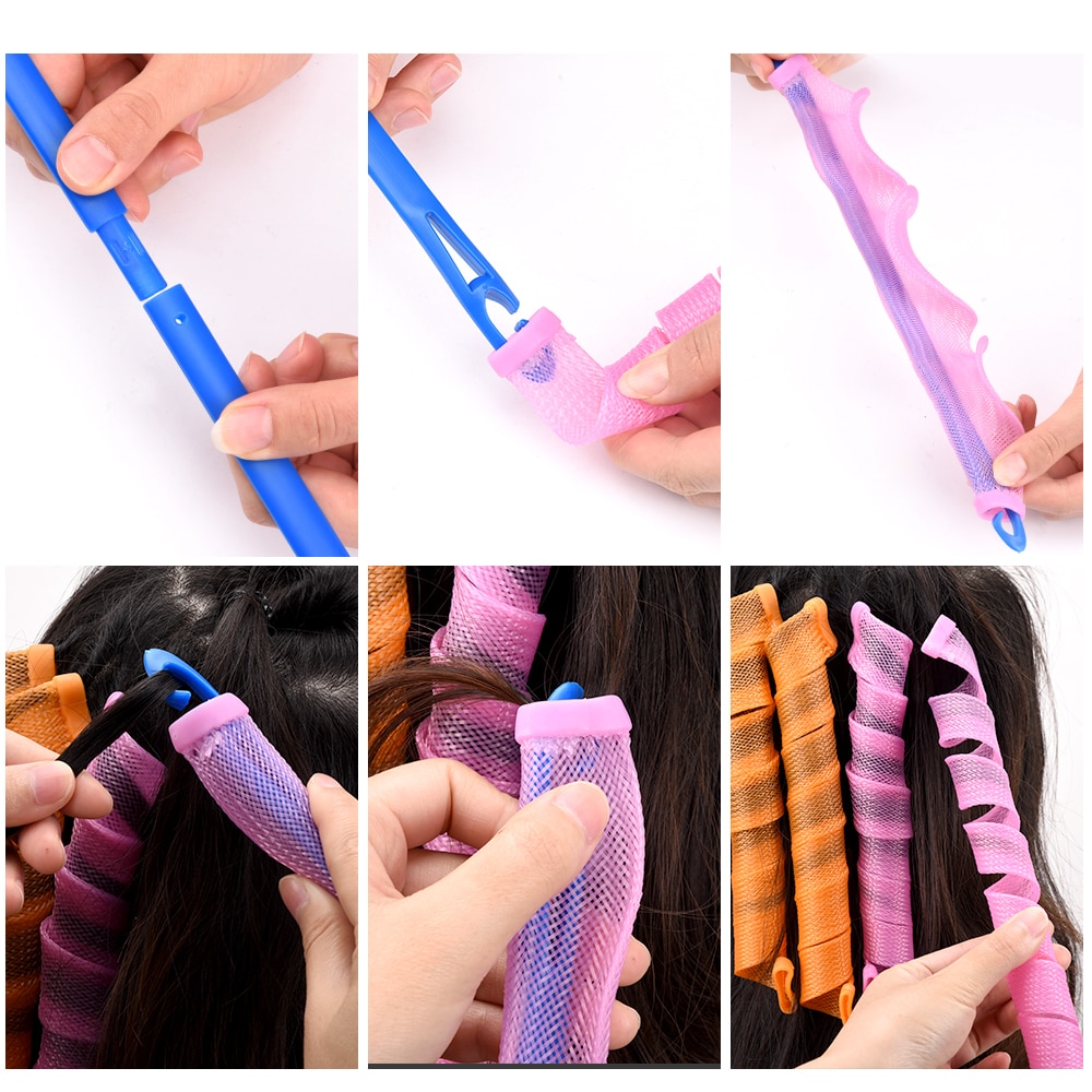 Magic Hair Curlers Rollers Lightweight Easy Hair C... – Grandado