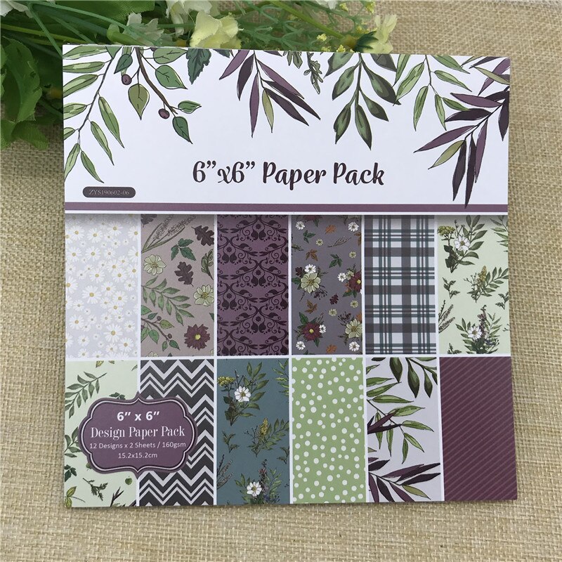24 sheet 6"X6" Butterfly the flower patt... – Vicedeal