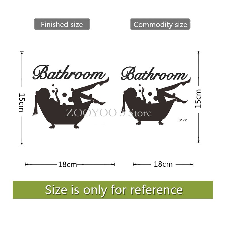 Bathroom beauty girl in bathtub Wall stickers arti... – Grandado