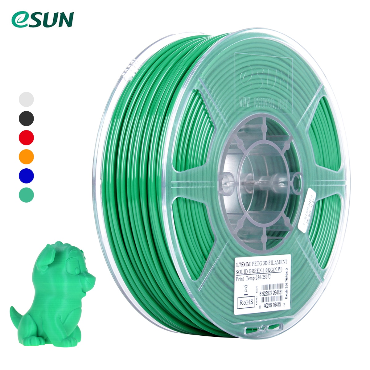 eSUN PETG 1.75mm 3D Printer Filament Printing Cons... – Vicedeal