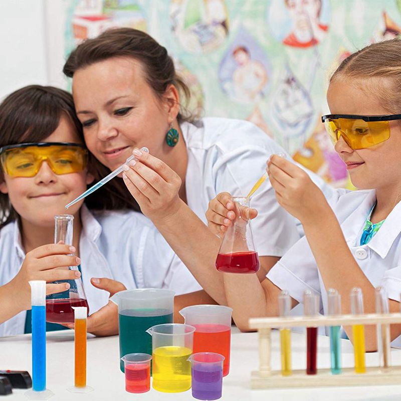 5 Sizes Clear Plastic Graduated Cylinders (10 25 5... – Grandado