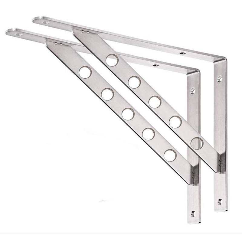 Stainless Steel Solid Bracket Desktop Support L-Sh... – Grandado
