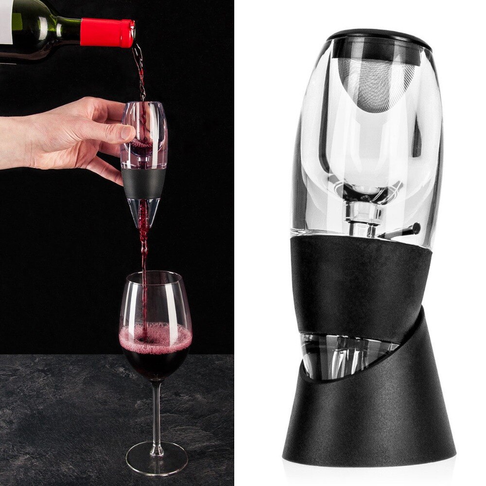 Wine Aerator Decanter With Filter Stand Dispenser ... – Vicedeal