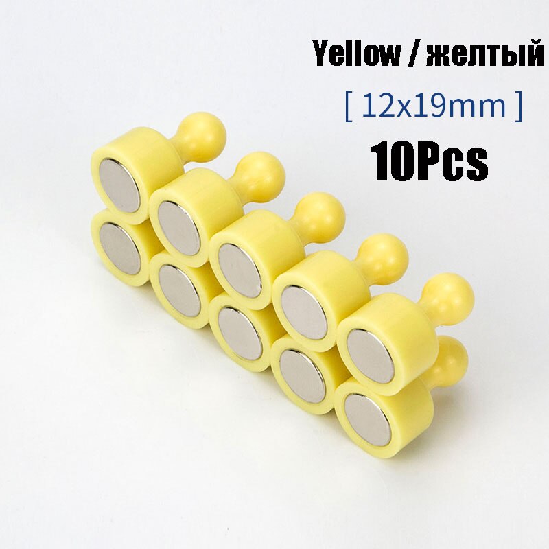 12 x 19mm Colored Strong Magnets Noticeboard Thumb... – Vicedeal