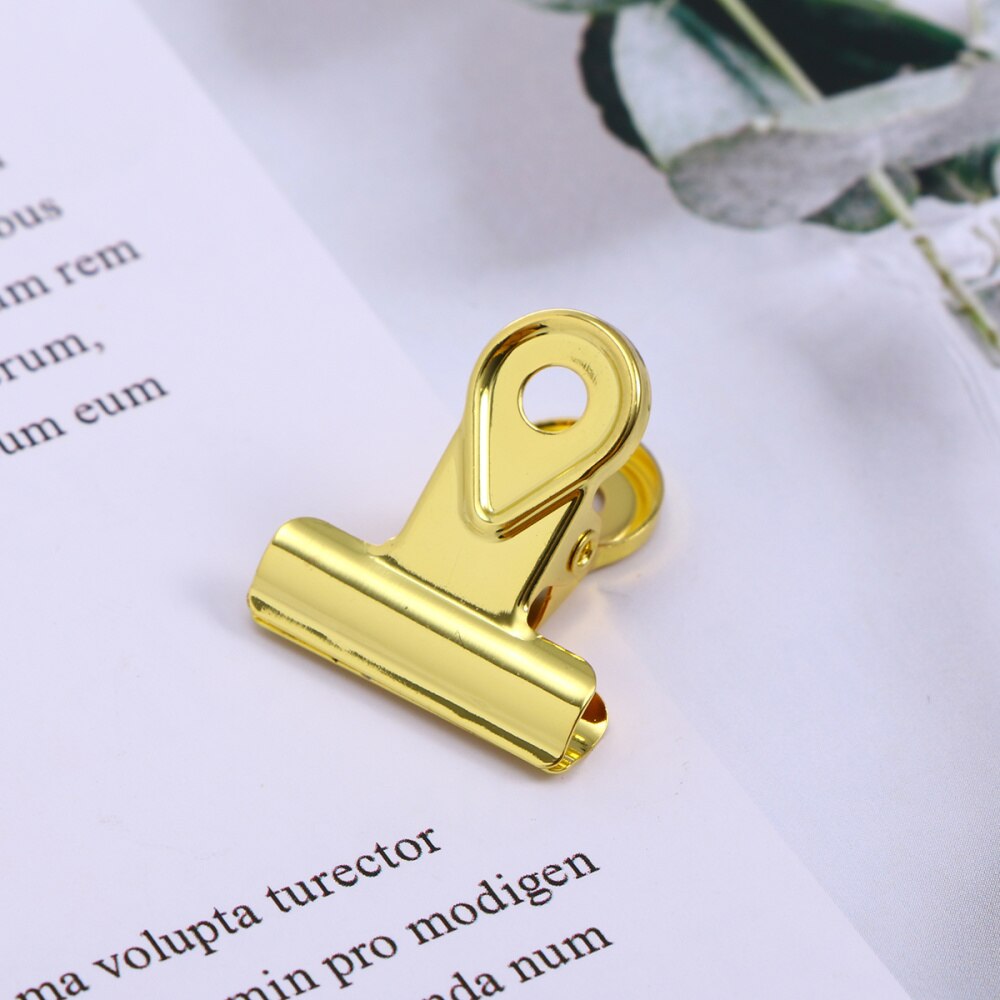 20PCS Metal Hinge Clips Binder Clips Paper Clamp C... – Vicedeal