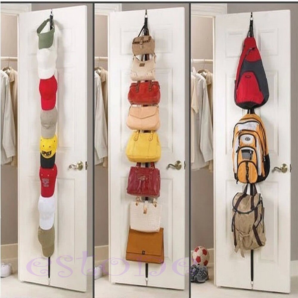 Adjustable Over Door Straps Hanger Hat Bag Coat Cl... – Vicedeal