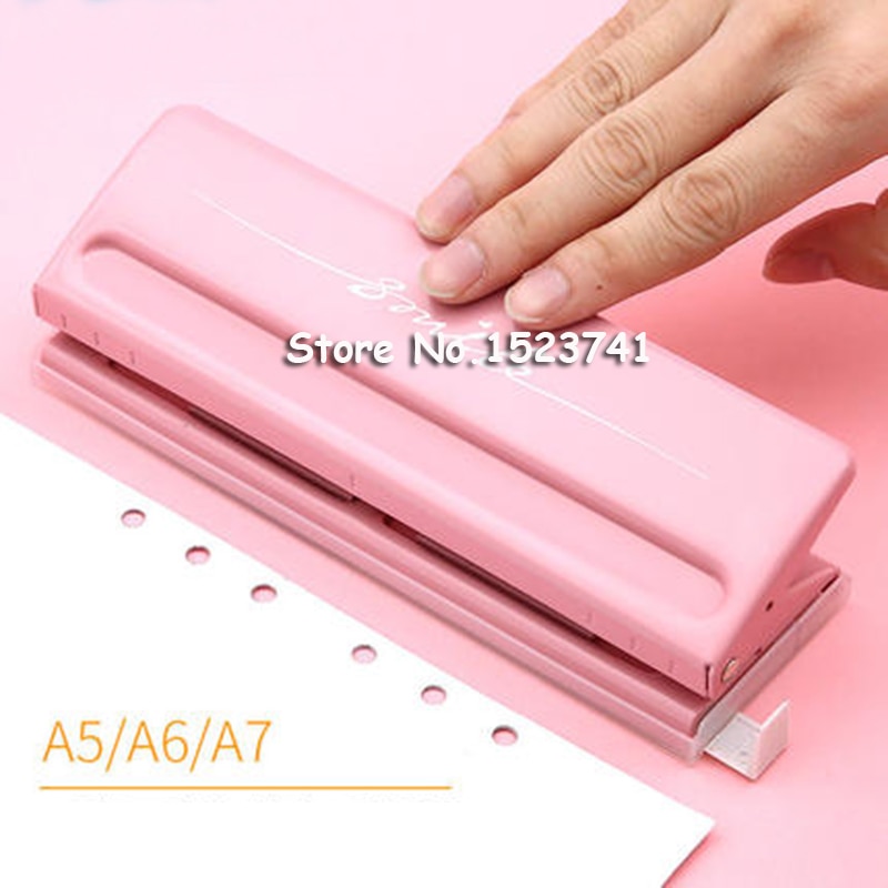 Perforator Metal 6 Hole Punch Blue Craft Puncher P... – Vicedeal