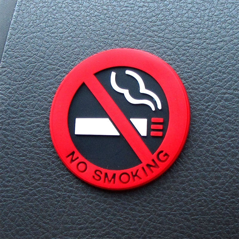 Auto Car Rubber Stickers No Smoking Warning Logo C... – Vicedeal
