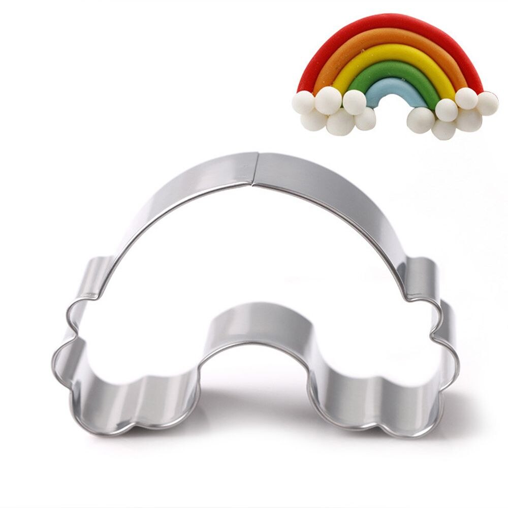 Edelstahl Regenbogen Form Keks Form Backformen Fon... – Vicedeal